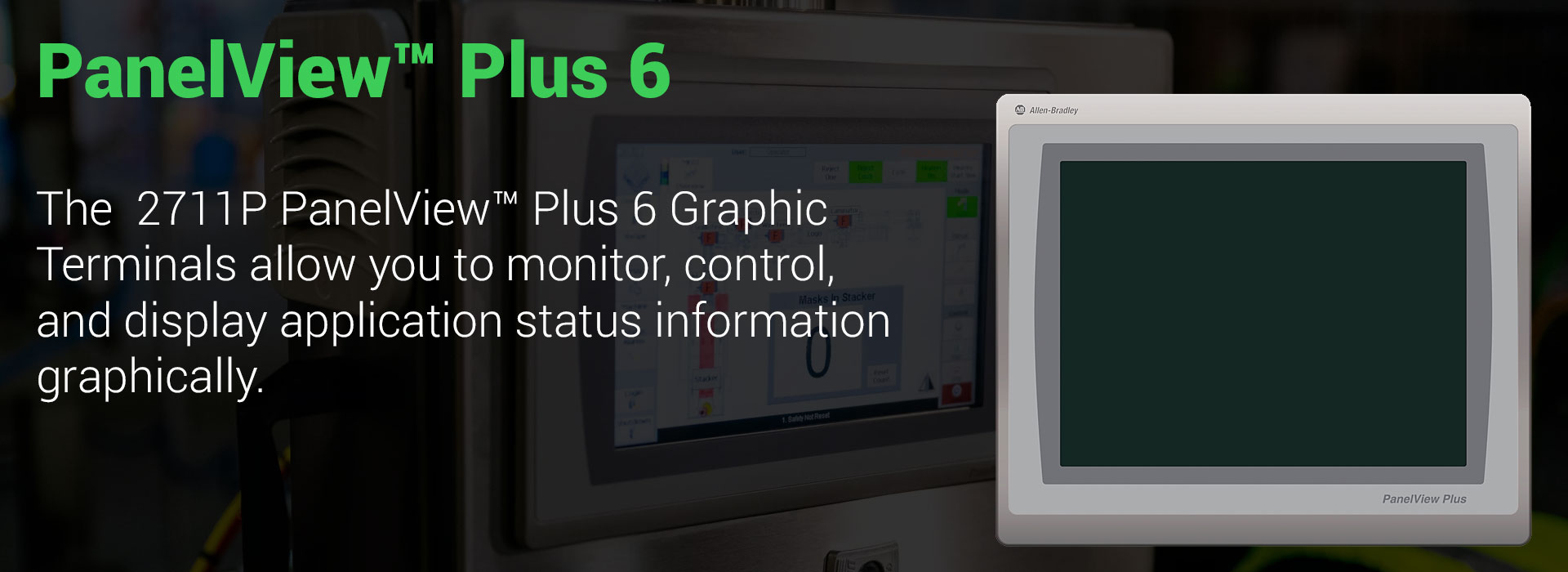 PanelView™ Graphic Terminals by Allen-Bradley | supplied by 4Sight OT